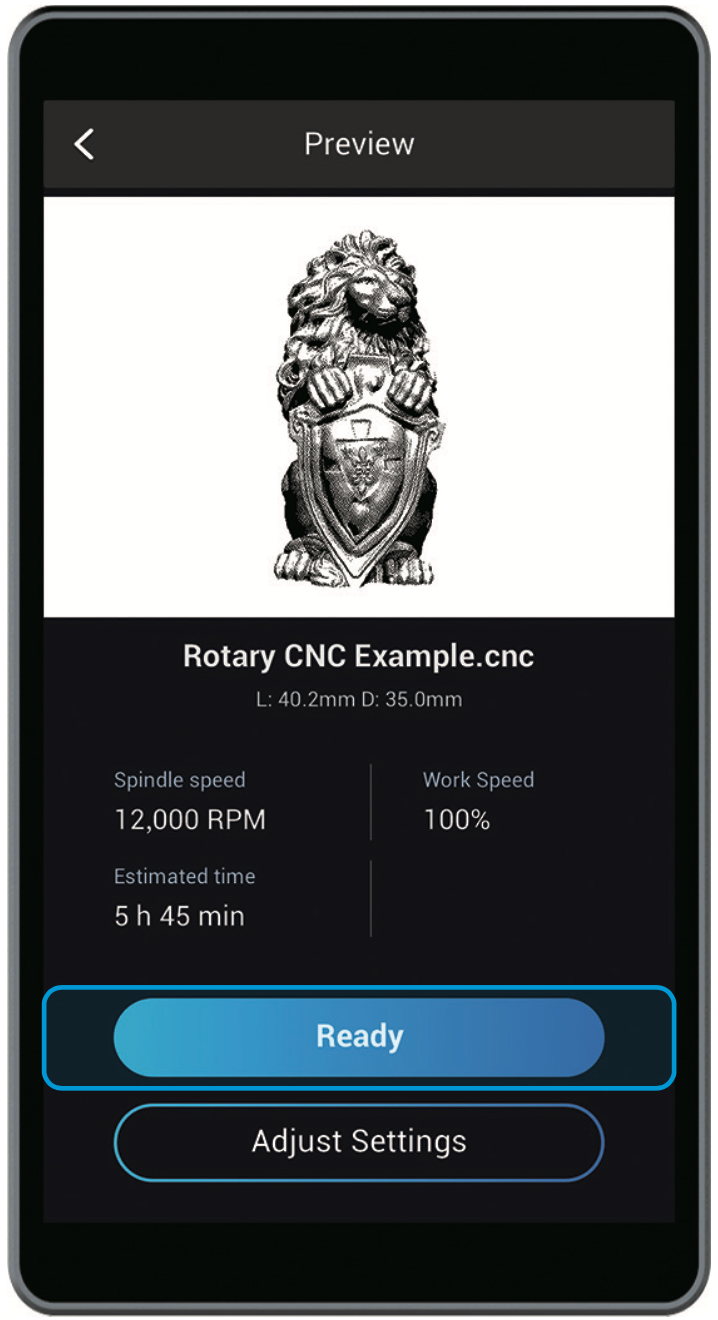 7. Start Carving – Snapmaker