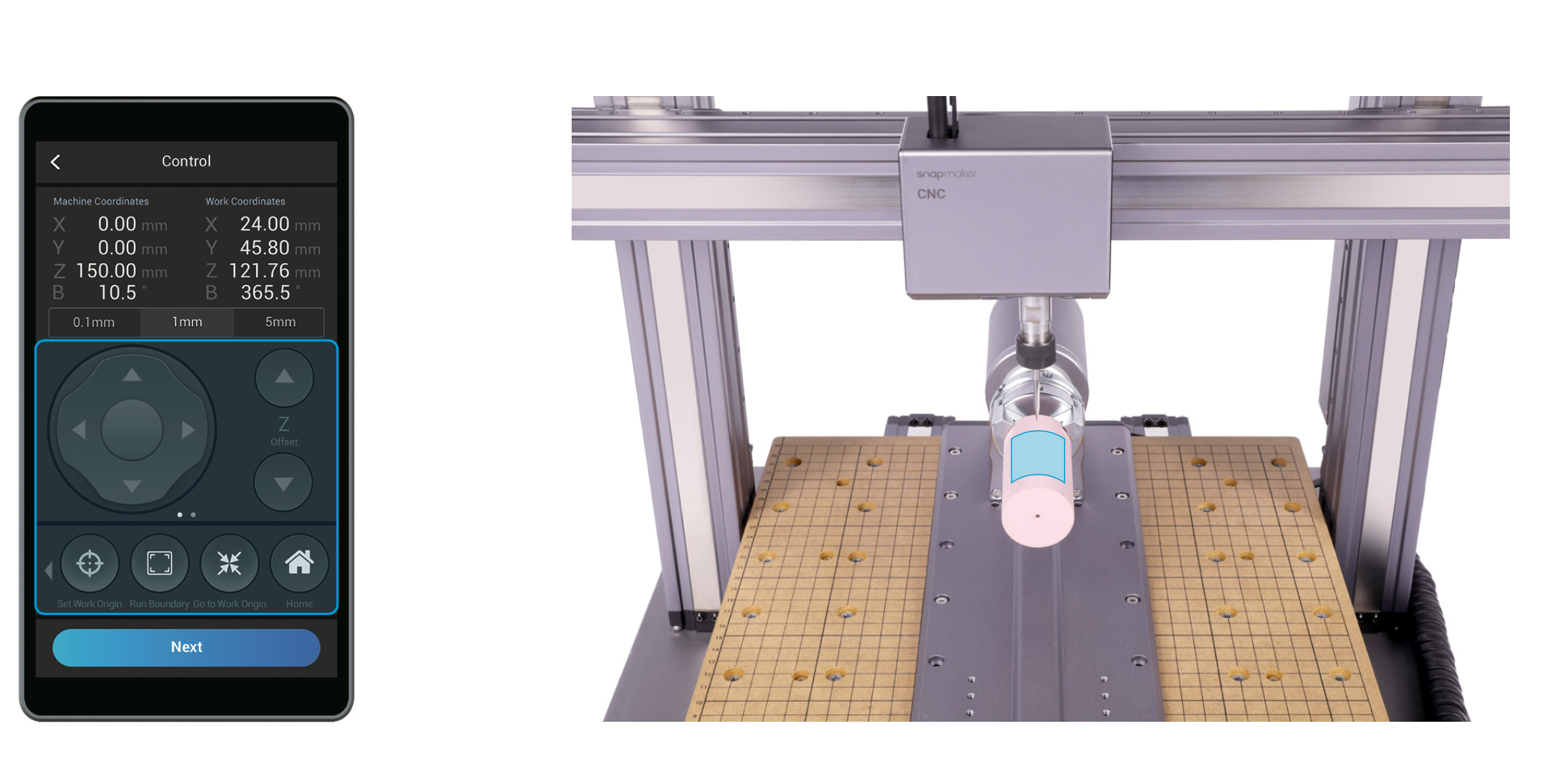 7. Start Carving – Snapmaker